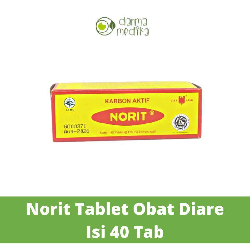 Jual Norit Tablet Tube Obat Diare [40 pcs] di Seller Darma Medika ...