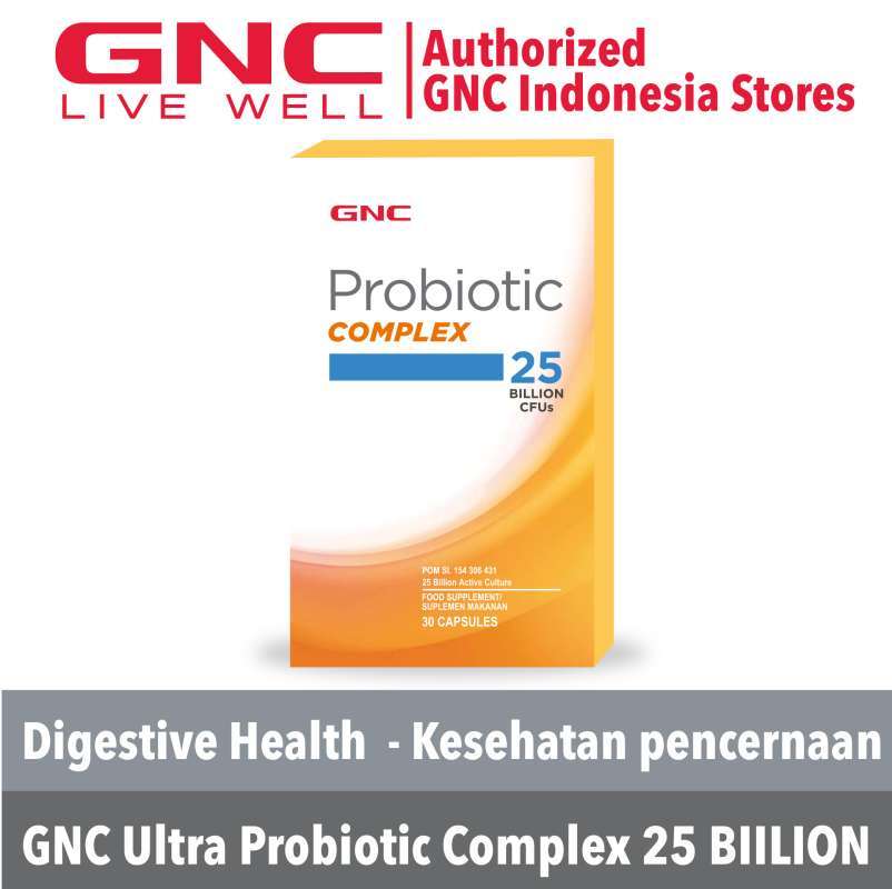 Jual GNC Live Well 424625 Ultra Probiotic Complex 25 Billion ...