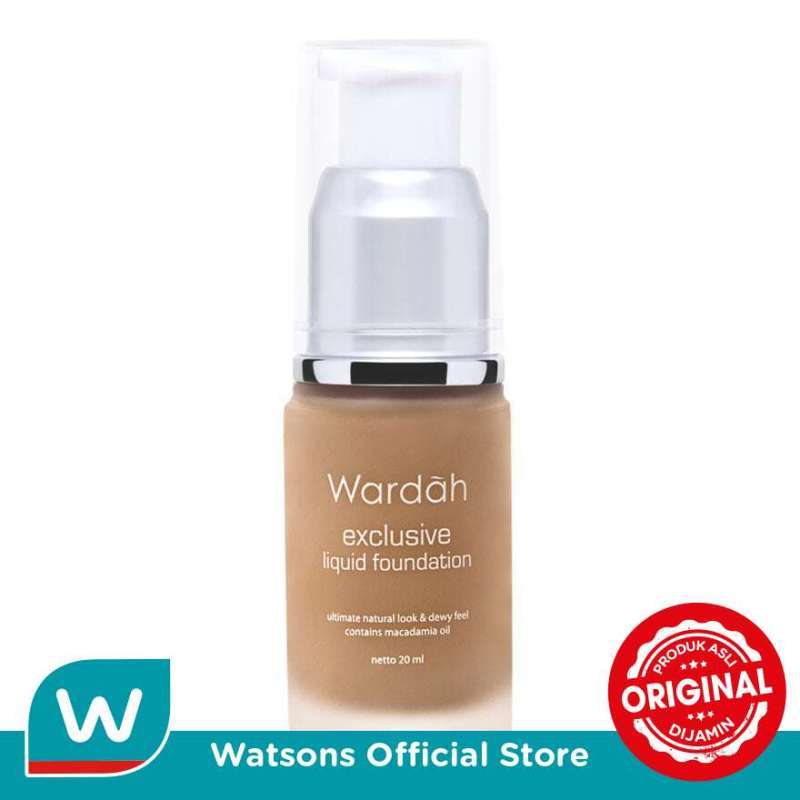 Promo Wardah Exclusive Liquid Foundation - 01 Light Beige [20 mL ...
