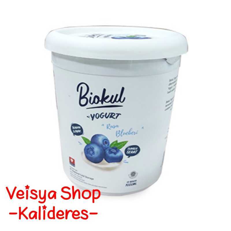 Jual SAMEDAY / INSTAN Yogurt Biokul Stirred Blueberry 1 Liter Diamond ...