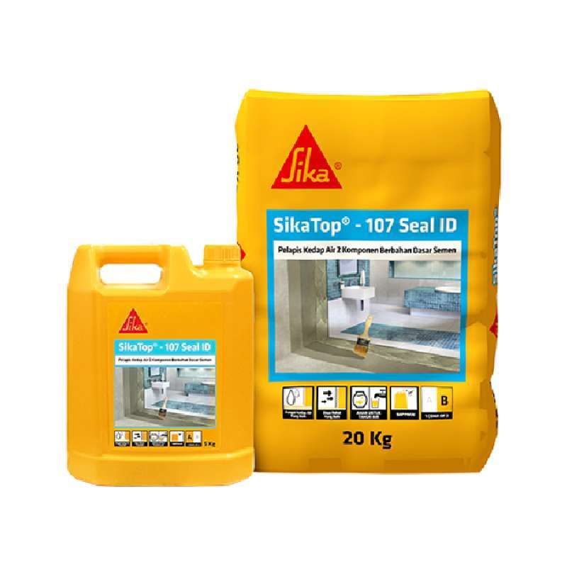 Jual Sika Top 107 Seal ID Cairan 5kg + Semen 20 Kg Di Seller TB Asia ...