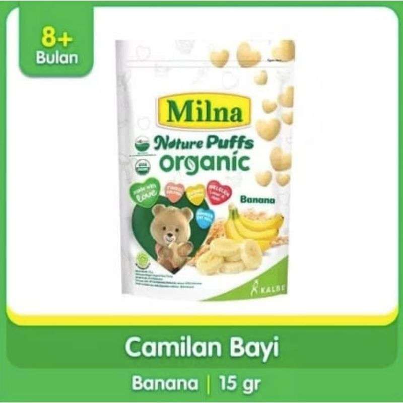 Jual MILNA Nature Organic Puff Camilan Snack Anak Bayi MPASI 1 Pouch ...
