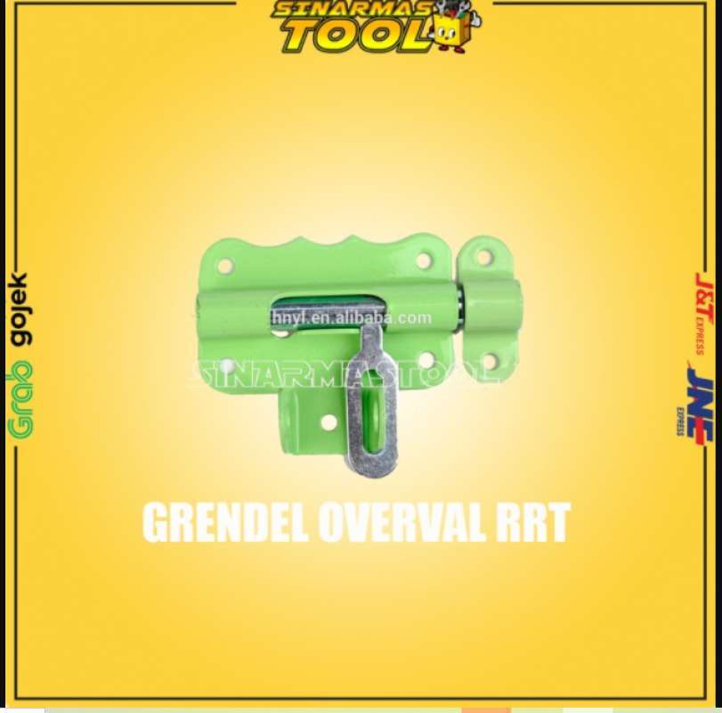 Jual GRENDEL OVERVAL RRT PLUS SEKRUP LENGKAP 8CM LEBAR di Seller ...