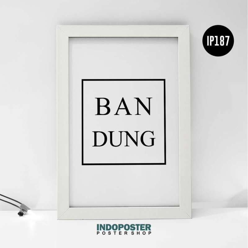 Jual Poster Bandung A4 30x20cm Di Seller Indoposter - Jatiendah, Kab ...