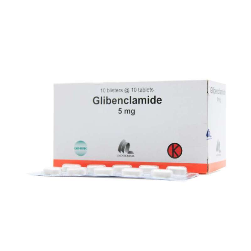 Jual Glibenclamide 5 mg Tab 10 tablet di Seller Apotek Farmaku Tomang ...