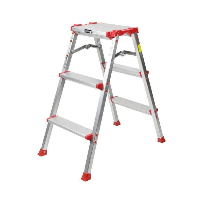 Jual Ace Krisbow Tangga Lipat Aluminium 3 Step - Merah di Seller ...