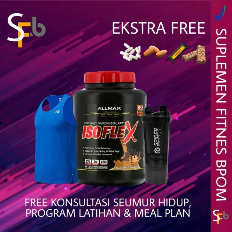 Jual ALLMAX ISOFLEX ISO FLEX 5 LBS WHEY PROTEIN ISOLATE 100% ISOLATE ...