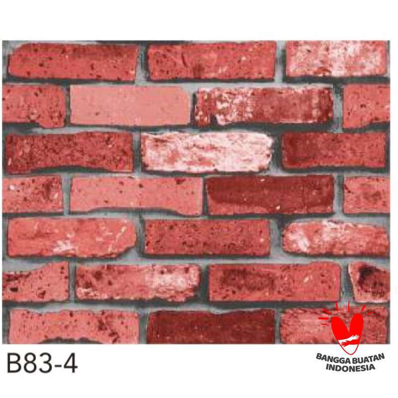 Jual Unique Shop 88 Wallpaper Motif Batu Bata - Wallpaper Dinding Batu ...