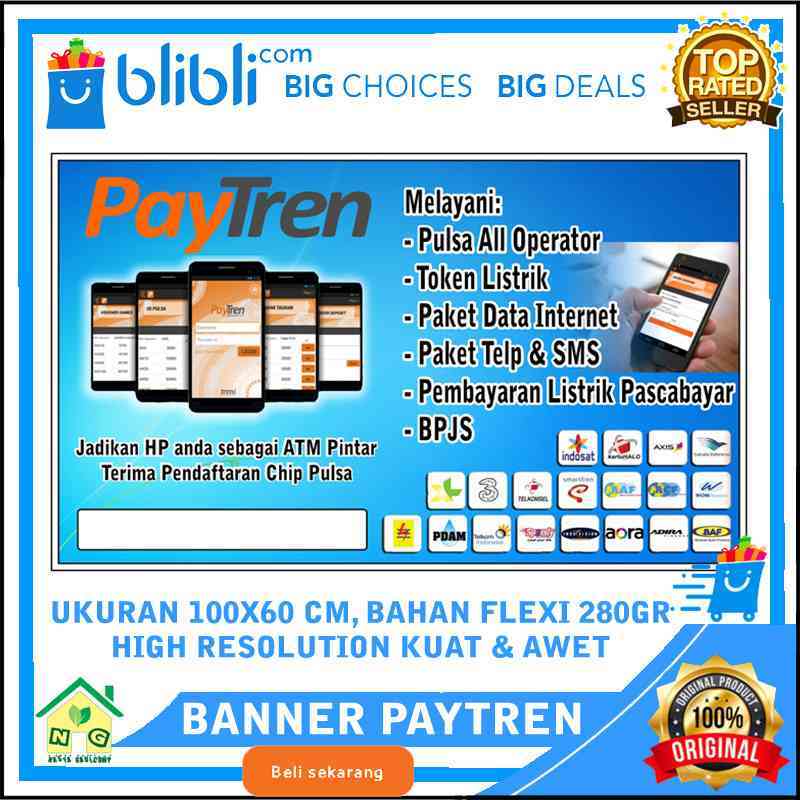 Jual Desain Spanduk Pulsa Original Harga Termurah Agustus 2024 | Blibli