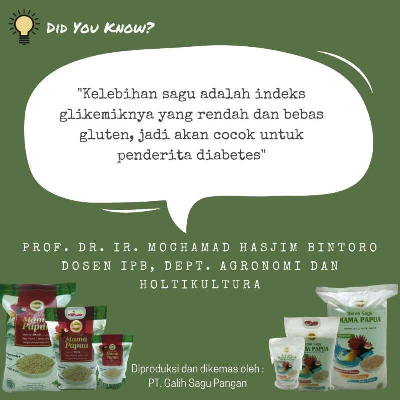 Jual Beras Sagu Original Mama Papua Kemasan 1 Kg Di Seller Sagu Mama ...