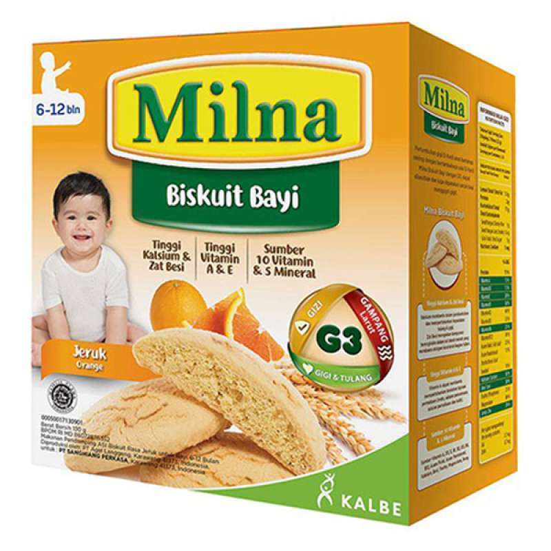 Jual Milna Biscuit Orange Plus Dha 130 Gr di Seller Hypermart Solo ...