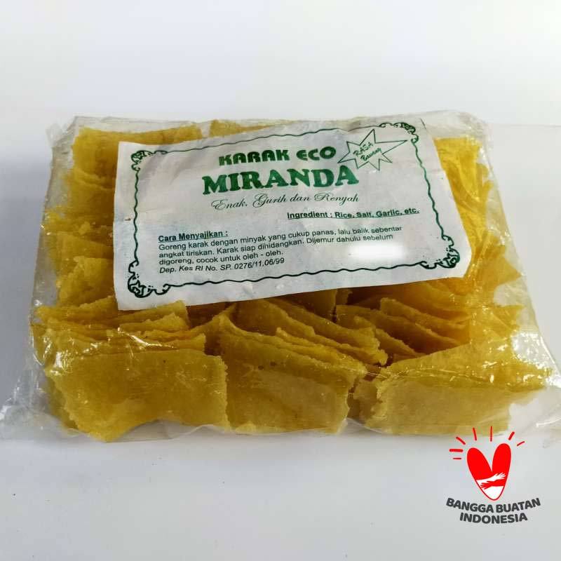 Jual Miranda Kerupuk Karak Eco Mentah 500gr di Seller Oleh-oleh Tiyang ...