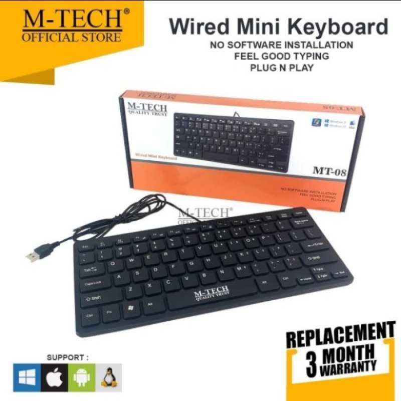 Promo M-Tech Original Keyboard Komputer PC Laptop Multimedia for MT08 ...