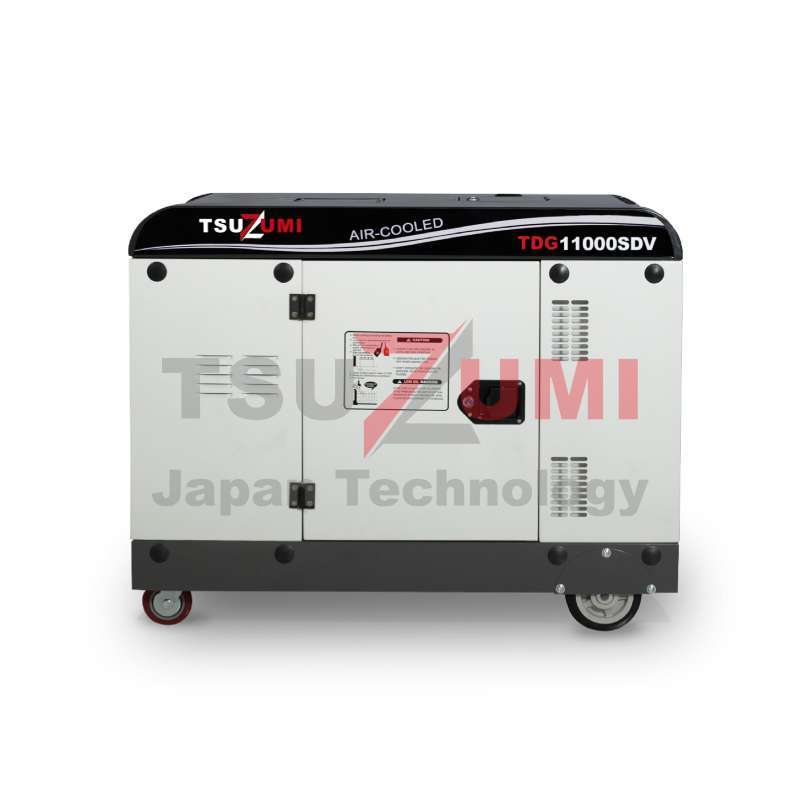 Jual Genset Silent 10 Kva 3 Phase 1phase Dual Voltage Tsuzumi Tdg 11000 Sdv Di Seller Tsuzumi ...
