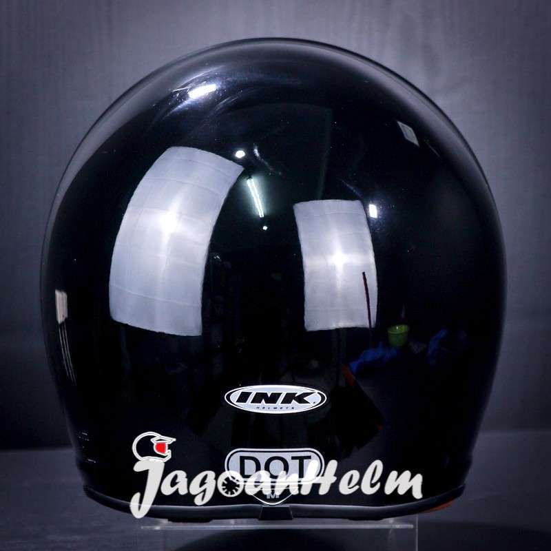 Jual Ink Helm Trooper Solid | Black Glossy | Retro Classic Ddring Di ...