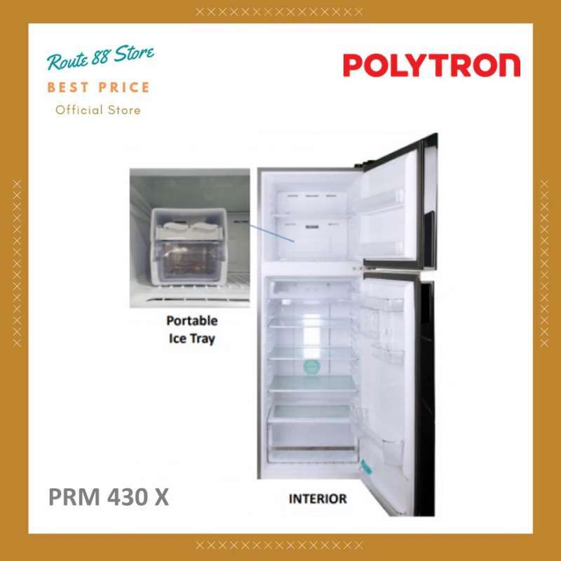 Jual Polytron Prm 430x Belleza Kulkas [2 Pintu/300 L] Di Seller Route ...