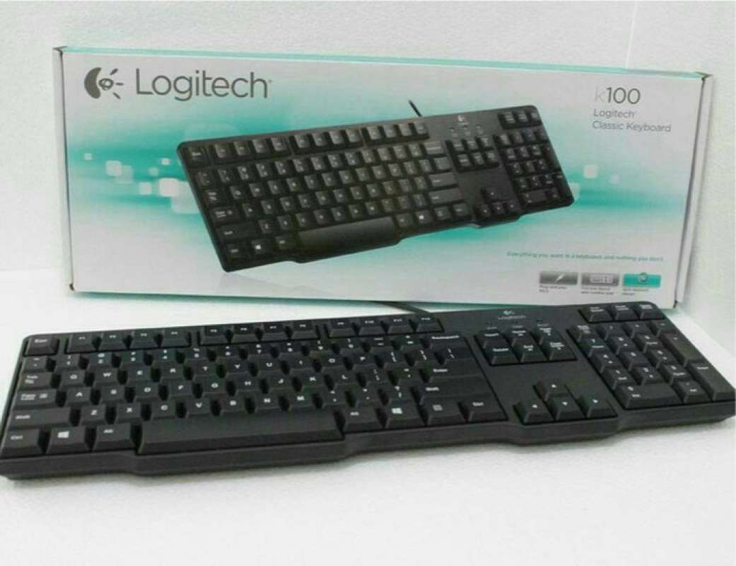 Promo Keyboard Logitech K100 Original Diskon 49% Di Seller Alexamiro ...