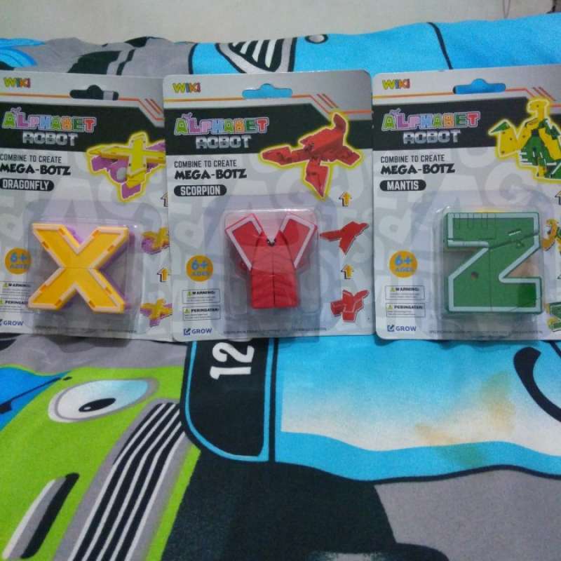 Jual Alphabet Robot - Mega Botz - Wiki ( X,Y,Z ) (Kode 006)) di Seller ...