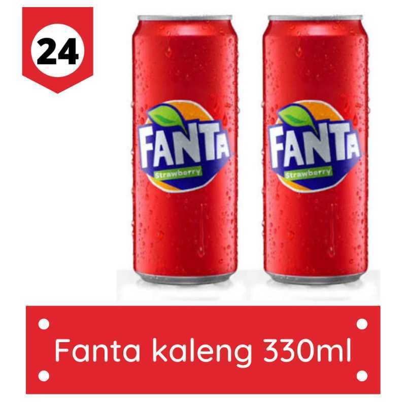 Jual Fanta Kaleng 330ml I Fanta strawberry Isi 24 Pcs di Seller Minuman ...
