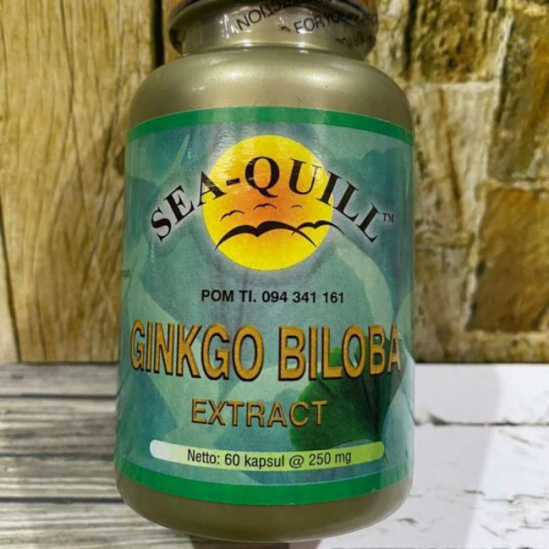 Jual sea quill ginkgo biloba 60 kapsul di Seller Ekahusadaherbal ...