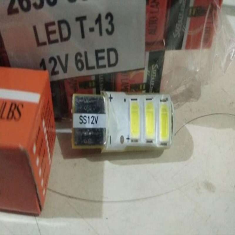 Jual Bohlam Lampu Colok Ceblok Tusuk Led T13 12v 6000k Putih Stanlee Star Di Seller Planet ...