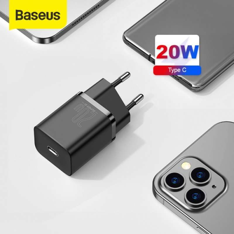 Jual BASEUS kepala CHARGER 20W Type C 20 watt PD iPhone 12 ,garansi 6 ...