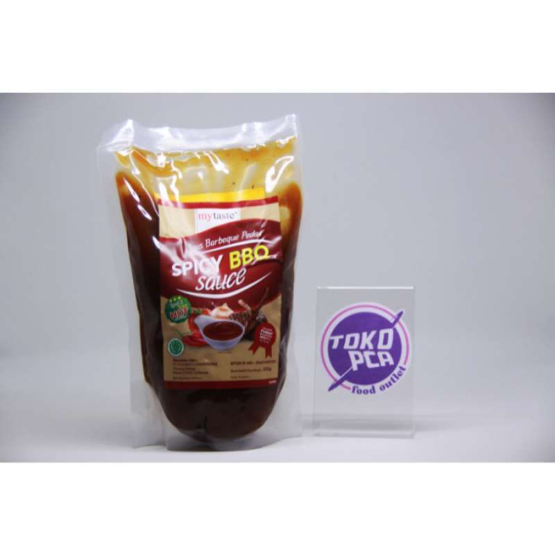 Jual My Taste Saus Barbeque Pedas Level 3 [500 gr] Spicy BBQ Sauce di ...