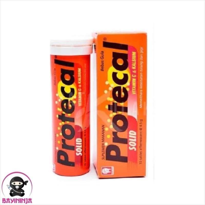Jual PROTECAL Solid Vitamin C Calcium Tube isi 10 Tablet di Seller ...