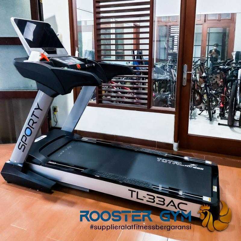 Jual Rooster Gym Alat Fitness Treadmill Elektrik 1 Fungsi Total TL33AC ...