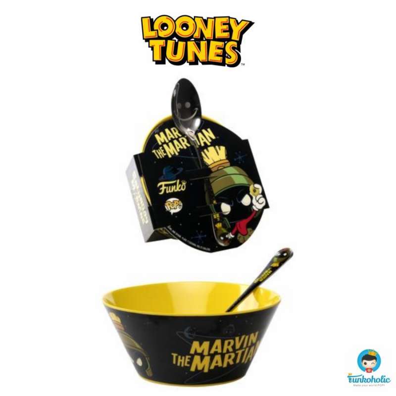 Jual Funko POP! Home Cereal Bowl & Spoon Looney Tunes - Marvin the ...