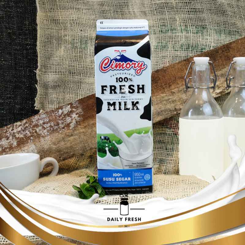Jual CIMORY FRESH MILK SUSU SEGAR 950 ML di Seller Daily Fresh Jakarta ...