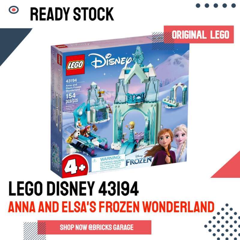 Promo LEGO 43194 Disney: Anna and Elsa's Frozen Wonderland Diskon 1% di ...