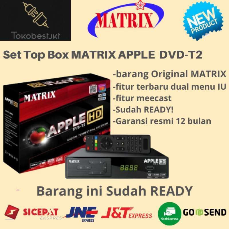 Promo Set Top Box Tv Digital Dvb T2 Matrix Apple Hd Diskon 18% Di ...