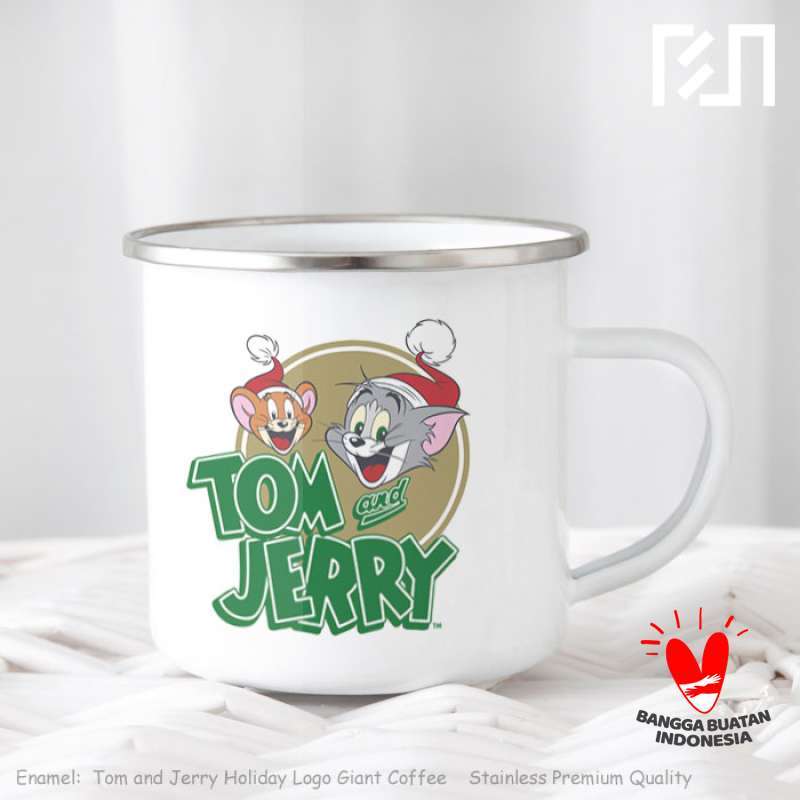 Promo Enamel Design Tom and Jerry Holiday Logo Giant Coffee Diskon 8% ...