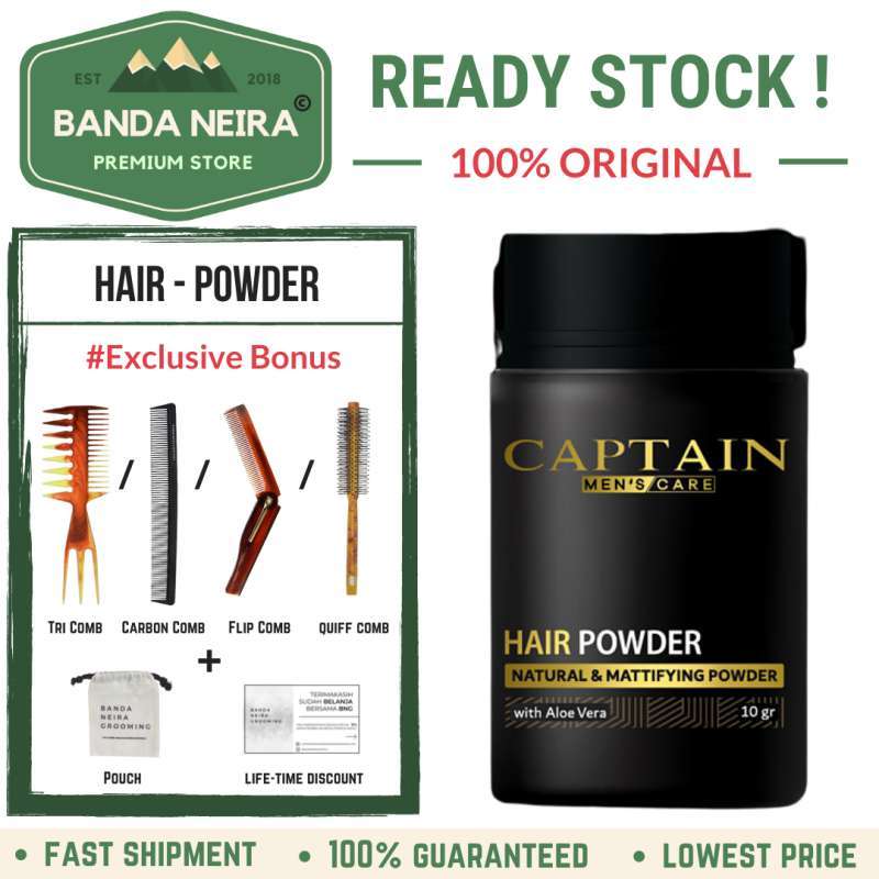 Jual Captain Hair Styling Powder di Seller Banda Neira Official Store ...
