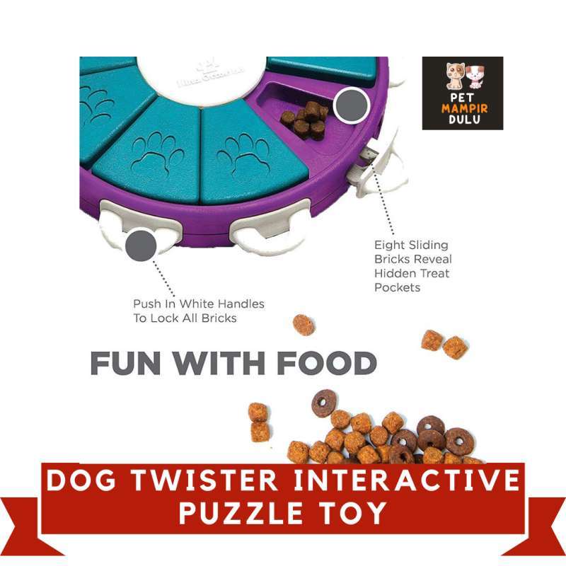 Jual Mainan Anjing Pintar Smart Dog Twister Interactive Puzzle Hidden ...