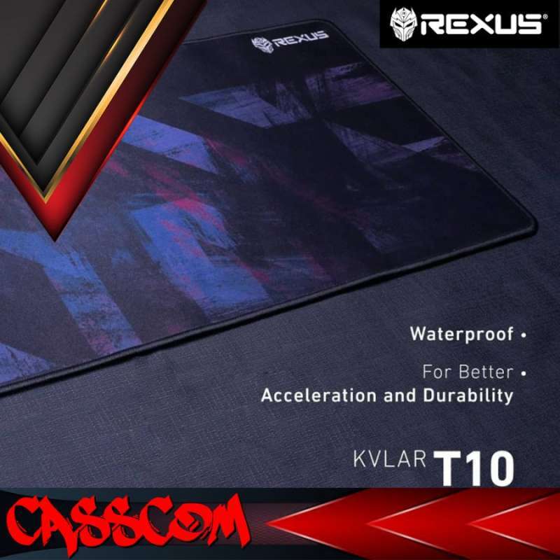 Promo Mousepad Gaming Rexus Kvlar T10 Gaming Mousepad Diskon 19% di ...