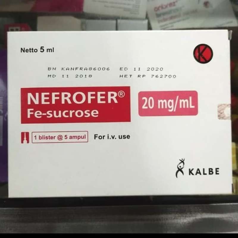 Jual Original Nefrofer-20mg Isi 5 Ampul Injeksi Di Seller Farmasi 77 ...
