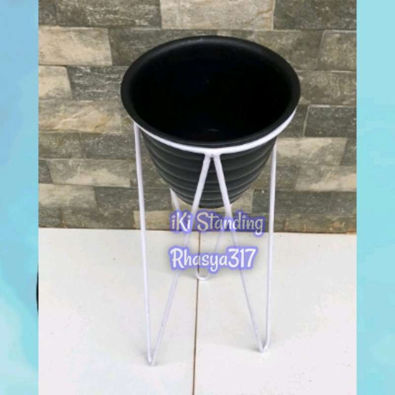 Promo Standing Pot Besi/standing Pot Diameter 20cm / Standing Pot Kaki ...