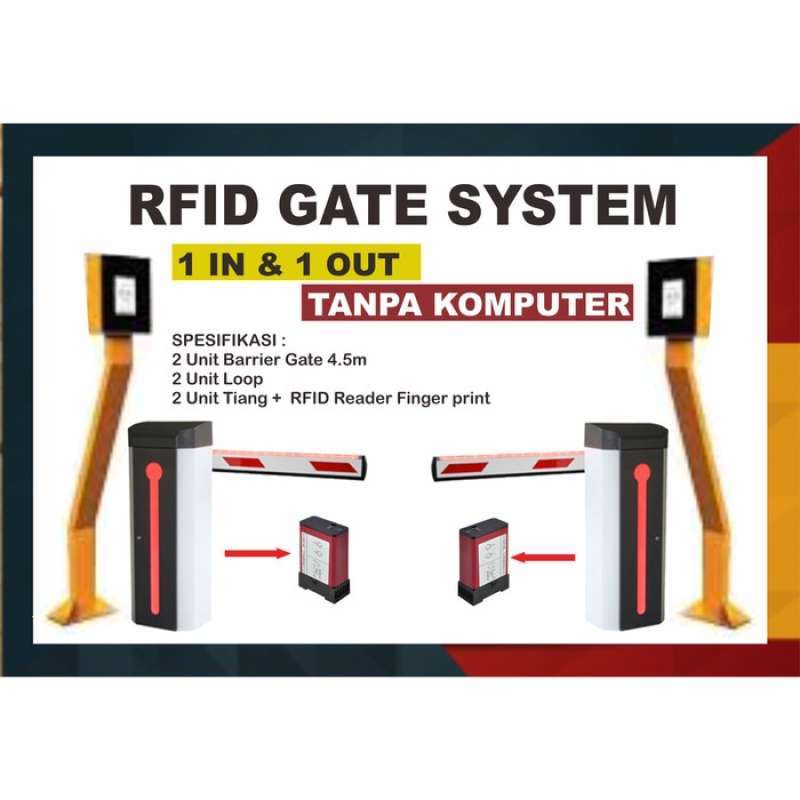 Jual PAKET PALANG PARKIR KARTU DAN SIDIK JARI / RFID GATE SYSTEM di Seller Deluxe Visual ...