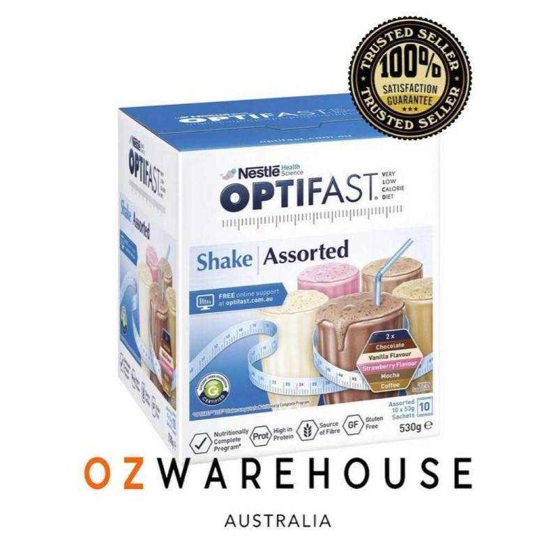 Jual Optifast VLCD Shake Assorted Pack 10 x 53g New Flavours di Seller ...