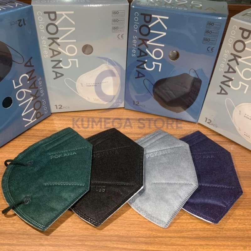 Jual Masker Pokana Kn 95 Earloop Surgical Face Masker Adult 6 Ply ...