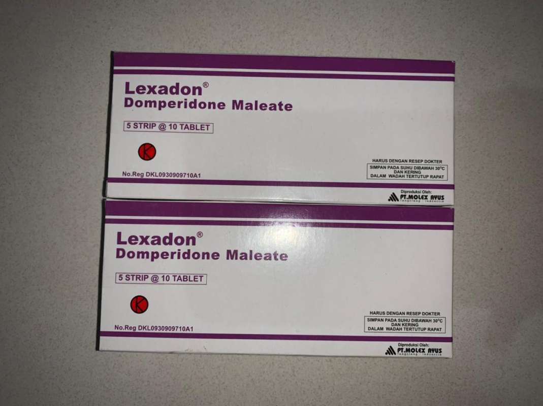 Promo Lexadon 10 Mg Obat Mual Molex Ayus [1 Box / 5 Strip / 50 Tablet ...