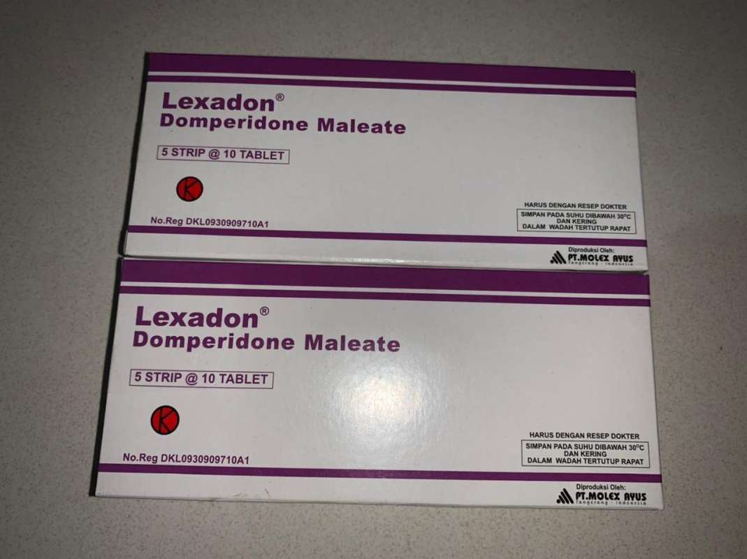 Promo Lexadon 10 Mg Obat Mual Molex Ayus [1 Box / 5 Strip / 50 Tablet ...