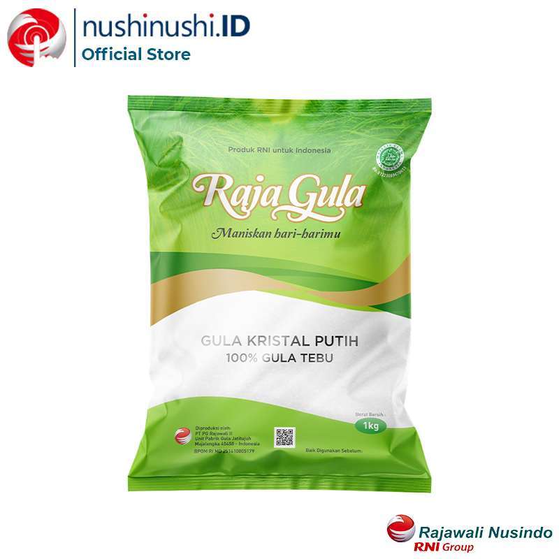 Jual Raja Gula Pasir Kristal Putih [1 Kg] (kemasan Hijau) Di Seller ...
