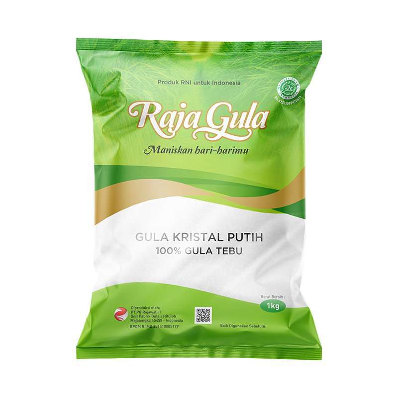Jual Raja Gula Pasir Kristal Putih [1 Kg] (kemasan Hijau) Di Seller ...