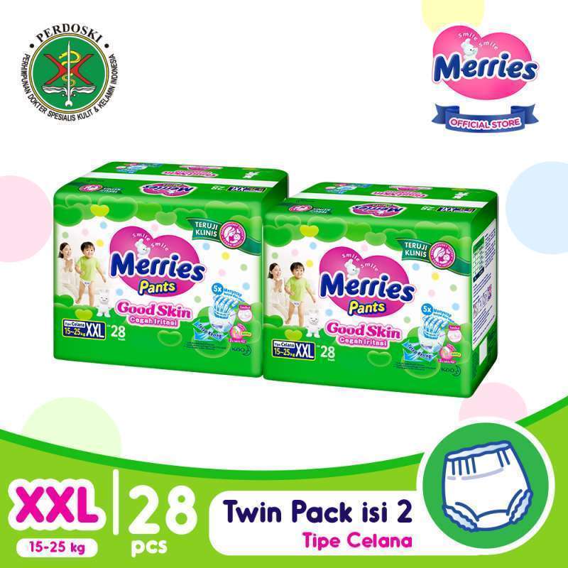 Promo SMG/JOG/SOLO - Twin Pack Merries Pants Good Skin Super Jumbo ...
