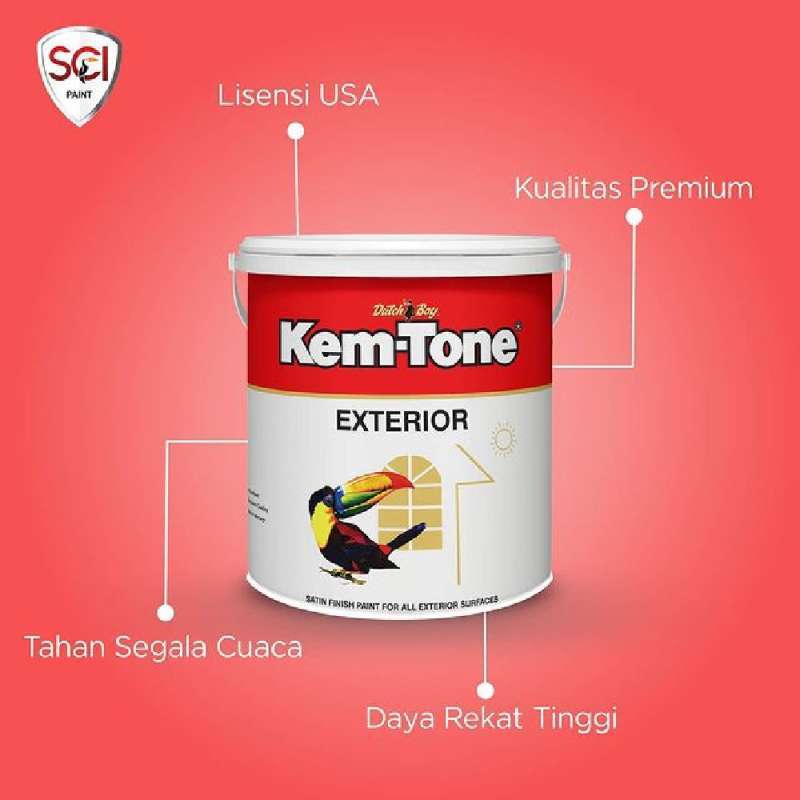 Jual Cat Tembok Kemtone Exterior 3.78 Liter (5 Kg) Di Seller Tb Asia ...
