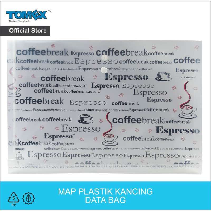 Jual TOMEX Map Plastik Kancing Motif Murah Ukuran Folio (F4) / Data Bag ...