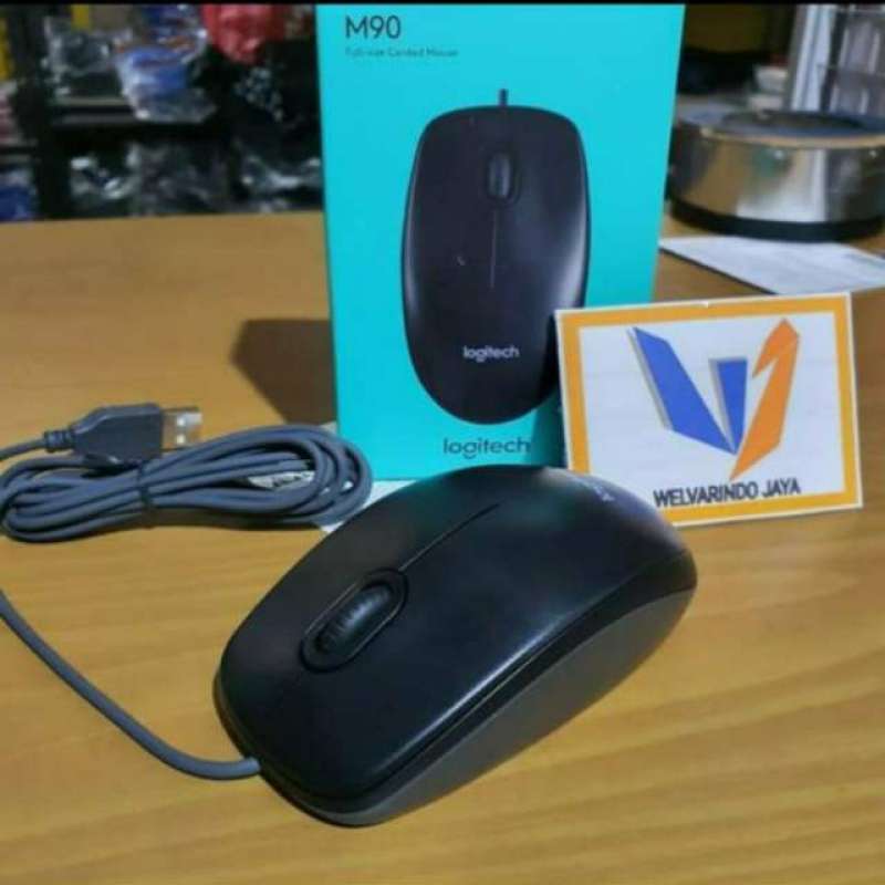 Jual Mouse Logitech M90 mouse usb kabel Original 100% , bisa untuk ...